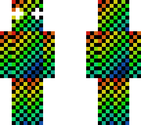 Rainbow Human 2 | Minecraft Skin