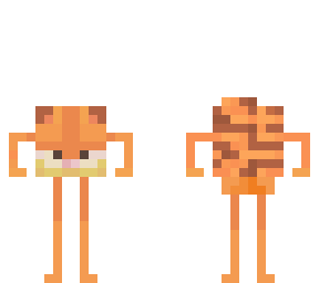 Stick Dumpy Garfield | Minecraft Skin