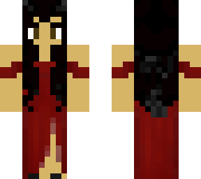 formal red dress | Minecraft Skin