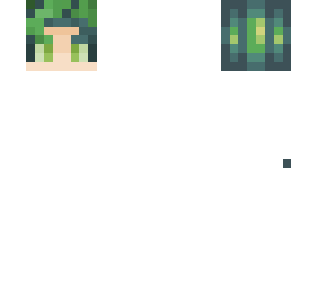 GReen hair base | Minecraft Skin