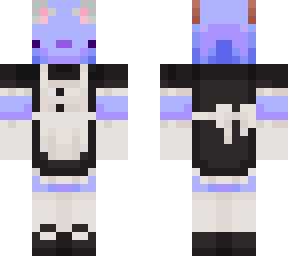 Maid Axolotl | Minecraft Skin