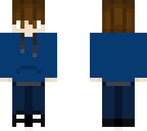 blue hoodie boy | Minecraft Skins
