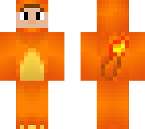 Charmander Minecraft Skins