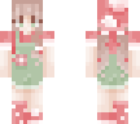 Mushroom Cute Girl Minecraft Skins