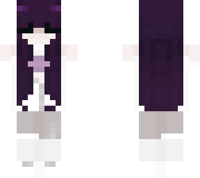 purple emo girl | Minecraft Skins