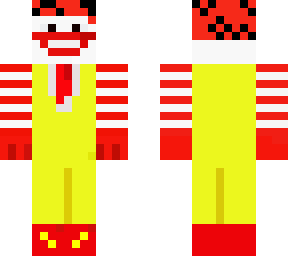 Ronald Mcdonald Minecraft Skins