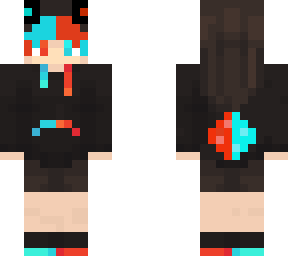 lava girl | Minecraft Skins
