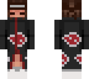Akatsuki Cloak Minecraft Skins