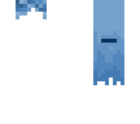 Blue hair template | Minecraft Skin