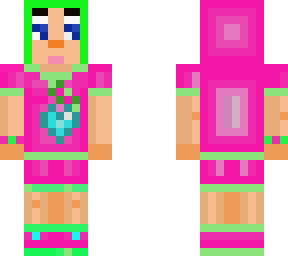 neon girl | Minecraft Skins