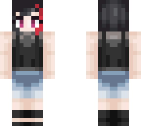 Ran Mitake Summer Casual | Minecraft Skin