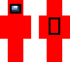Mask Impostor Red Mask Among Us Minecraft Skins