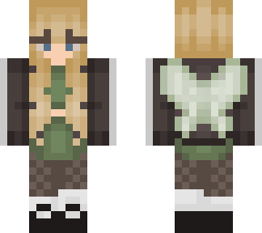blonde grunge fairy | Minecraft Skin