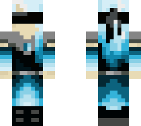 Blue warrior girl | Minecraft Skin