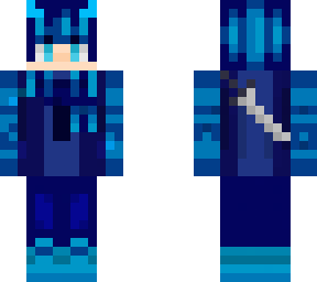 Cool blue boy | Minecraft Skin