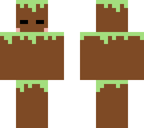 cute grass block | Minecraft Skin