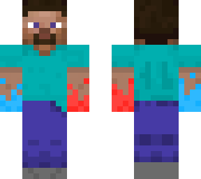 steve fire hands | Minecraft Skins