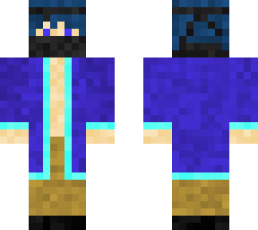 light blue samurai | Minecraft Skins