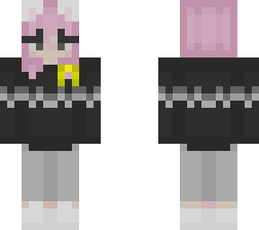 nihachu cancer awareness ribbon | Minecraft Skin
