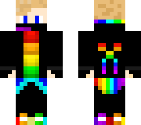 rainbow boy | Minecraft Skins
