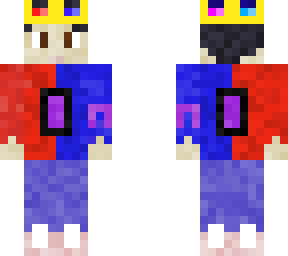 RED and BLUE with ribbon (RIP Technoblade, read description ...