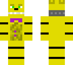 8 bit springbonnie | Minecraft Skins