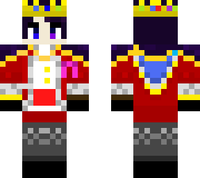 techno crown cancer ribbon | Minecraft Skin