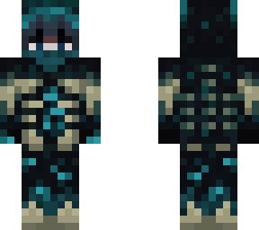 warden humano | Minecraft Skin