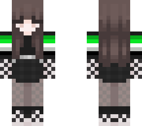 aromantic girl | Minecraft Skin