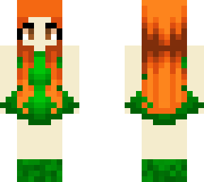 Basic_Girl_Orange_Hair | Minecraft Skin
