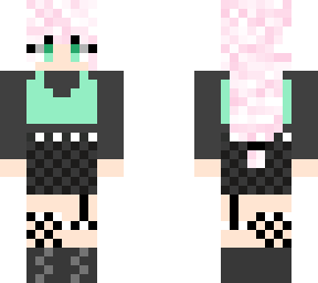 Neon Girl Minecraft Skins