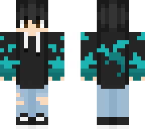 blue hoodie boy | Minecraft Skins