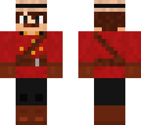 Mountie with mustachio | Minecraft Skin
