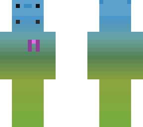 My skin with a cancer ribbon | Minecraft Skin