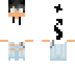 white hoodie | Minecraft Skins