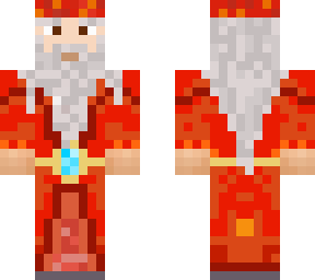 fire wizzard | Minecraft Skin