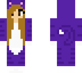 Gata morada | Minecraft Skin