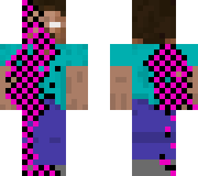 glitched steve | Minecraft Skins