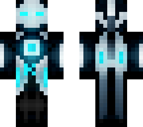 K Venom Gaming ice iron man | Minecraft Skin