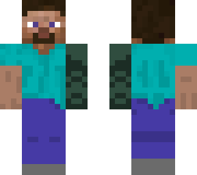 Steve with robotic arm | Minecraft Skin