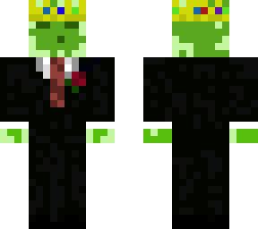 Technoblade funeral clothing (Mr. Slime ) | Minecraft Skin