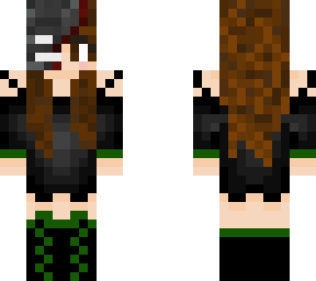 wither skeleton girl | Minecraft Skins