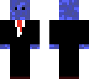 Blue Tux Man | Minecraft Skin