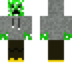 Creeper Hoodie Minecraft Skins