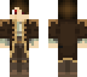 Demon Pirate Brown | Minecraft Skin