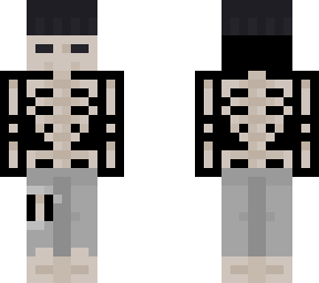 drippy skeleton | Minecraft Skin