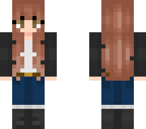 Girl With Jacket | Minecraft Skin