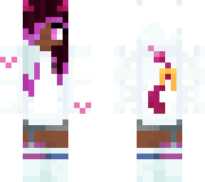 My sona with sarcoma ribbon(for techno) | Minecraft Skin