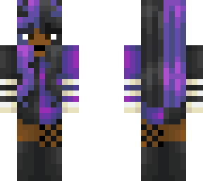 Purple & Black | Minecraft Skin