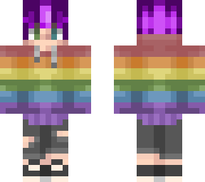 rainbow boy | Minecraft Skins